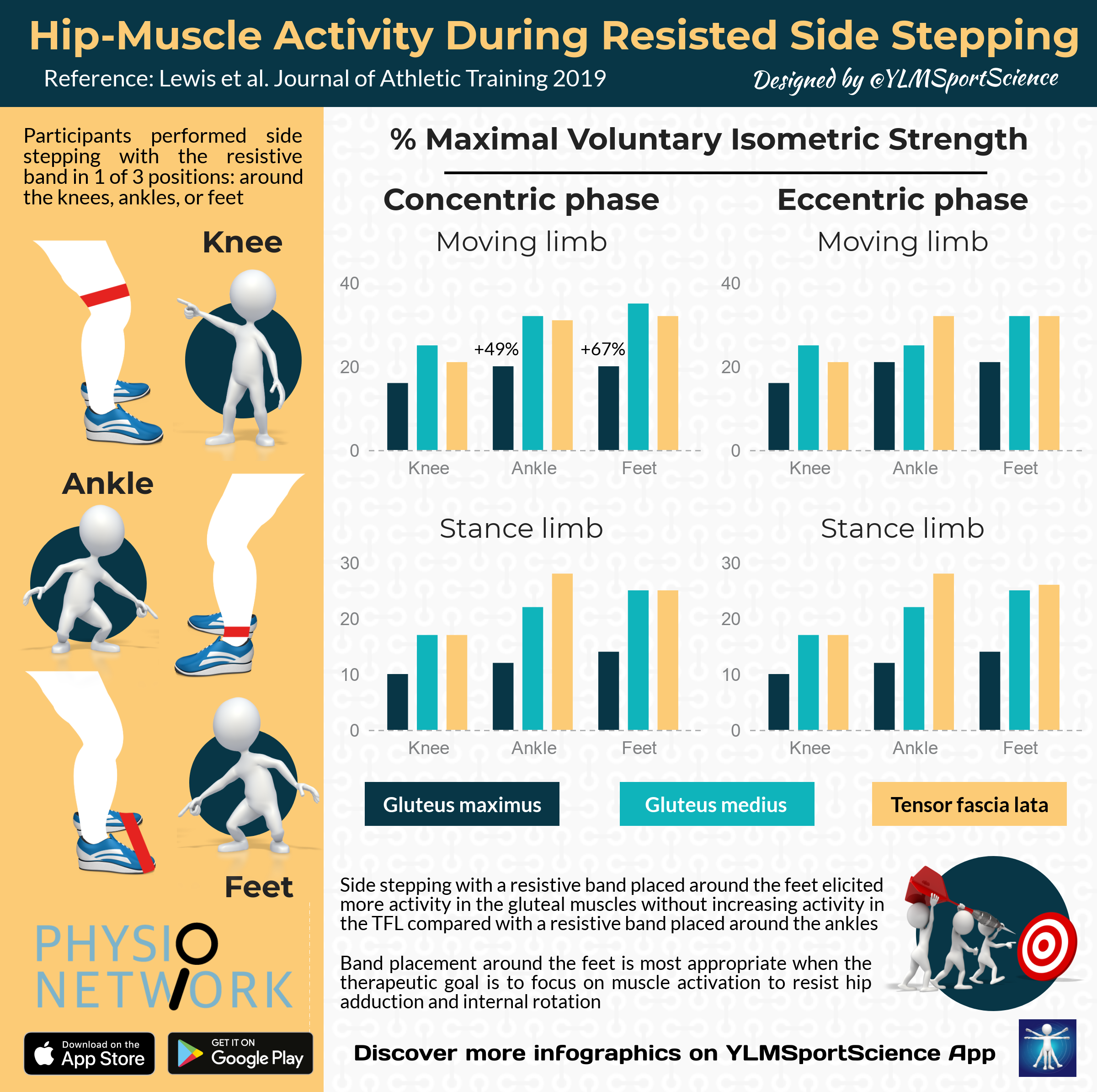 Hip-Muscle Activity During Resisted Side Stepping - Physio Network