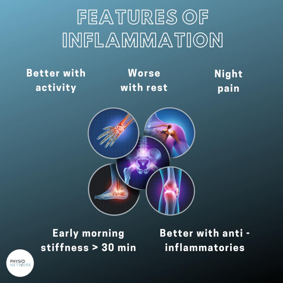 Features Of Inflammation — Physio Network