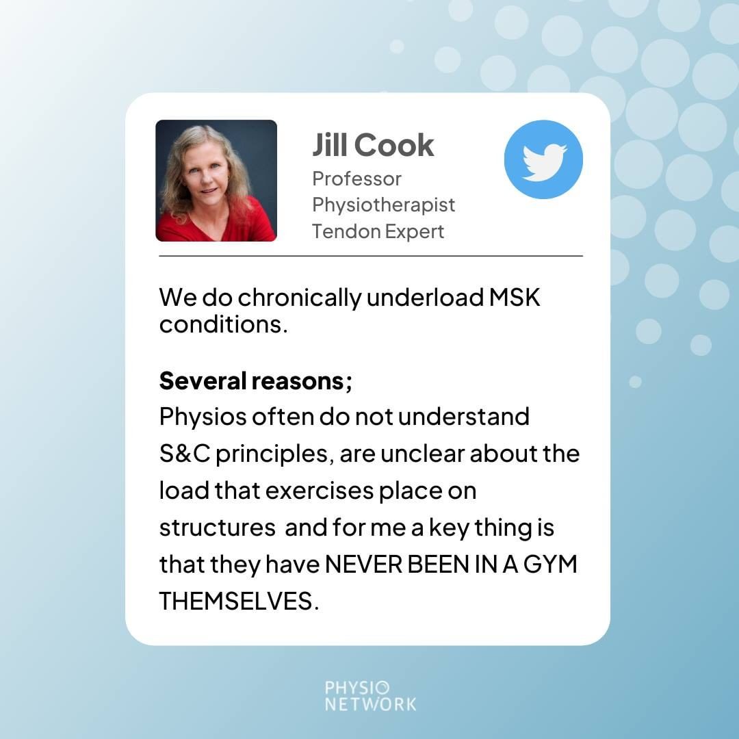 🤷‍♂️ “We Chronically Underload MSK Conditions” — Physio Network